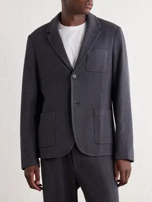 JAMES PERSE Cotton-blend Felt Suit Jacket