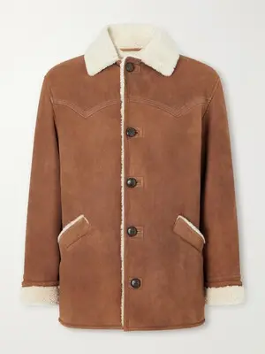 FORTELA Shearling Jacket - Brown