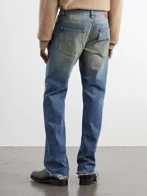 424 Loose Straight-leg Distressed Jeans