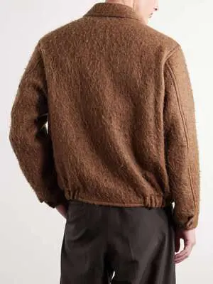 KAPTAIN SUNSHINE Brushed Wool-blend Woven Blouson Jacket
