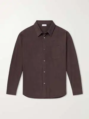 John Elliott Cotton Kersey-twill Shirt - Brown