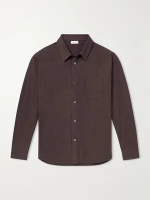 John Elliott Cotton Kersey-twill Shirt - Brown