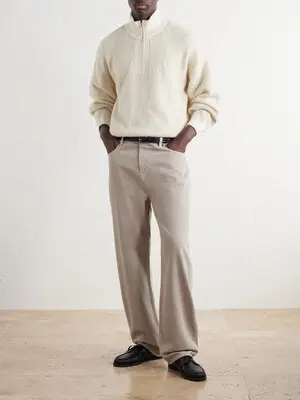 FRAME The Relaxed Straight-leg Jeans - Neutrals