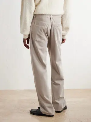 FRAME The Relaxed Straight-leg Jeans - Neutrals