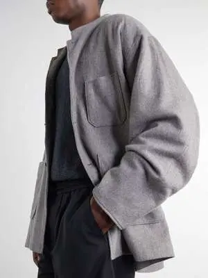 KAPTAIN SUNSHINE Brushed Wool And Cashmere-blend Flannel Jacket