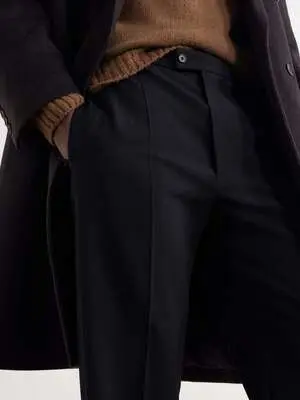 THE ROW Solal Straight-leg Wool-twill Trousers