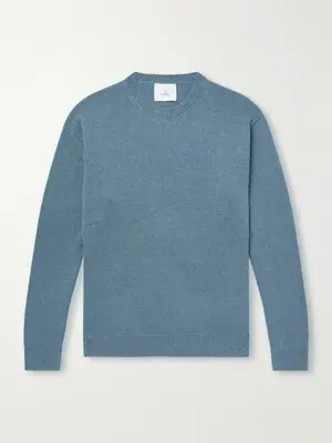 THE ELDER STATESMAN Statesman Cashmere Sweater - Blue
