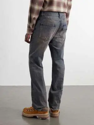 424 Loose Straight-leg Distressed Jeans