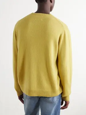 THE ELDER STATESMAN Statesman Cashmere Sweater - Yellow
