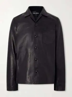 Our Legacy Private Leather Jacket - Black