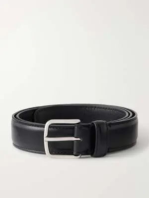 THE ROW Caspian 3cm Leather Belt - Black