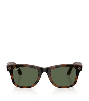 Ray-ban X Meta Gen 3 Wayfarer Square Sunglasses - Brown