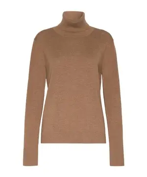 Max Mara Ribbed Turtleneck Knitted Sweater