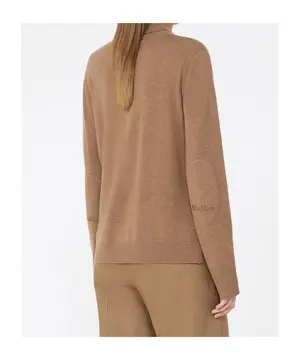 Max Mara Ribbed Turtleneck Knitted Sweater