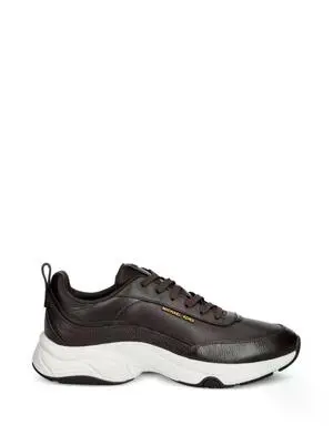 Michael Kors Hartley Leather Trainers - Brown