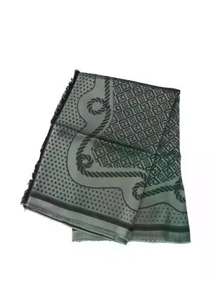 Marella Odissea Logo-print Frayed Scarf