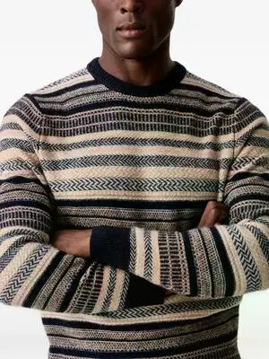Barbour Highsted Fair Isle Crew Neck Jumper
