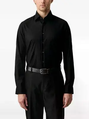 Michael Kors Logo-embroidered Shirt - Black