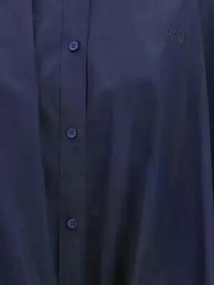 Loewe Balloon Embroidered-logo Shirt - Blue