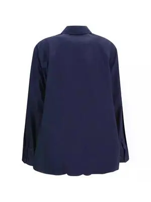 Loewe Balloon Embroidered-logo Shirt - Blue