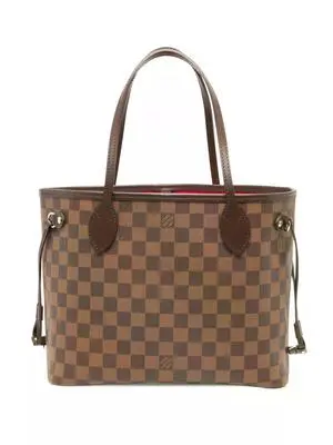 LOUIS VUITTON 2021-2026 Damier Ebene Neverfull Pm Tote Bag - Brown