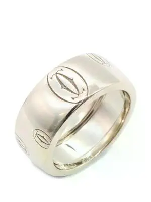 Cartier 2010s Happy Birthday Logo-engraved Ring