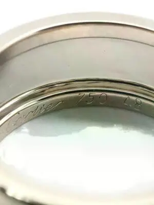 Cartier 2010s Happy Birthday Logo-engraved Ring