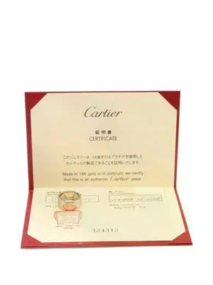 Cartier 2010s Happy Birthday Logo-engraved Ring