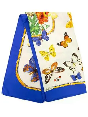 Hermès 1980-2000 Farandole Silk Scarf 90 Scarves - Blue