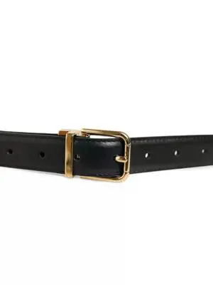 Dolce & Gabbana Leather Double-wrap Belt - Black