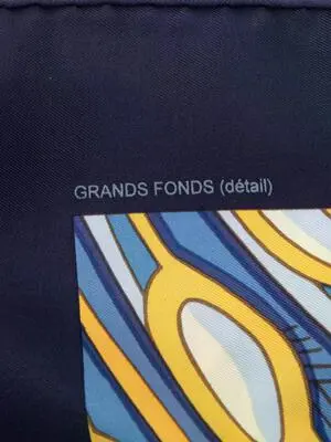 Hermès 2001-2026 Grands Fonds Ii Silk Scarf 90 Scarves