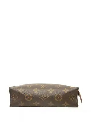 LOUIS VUITTON 2004 Monogram Toiletry Pouch 19 Clutch Bag - Brown