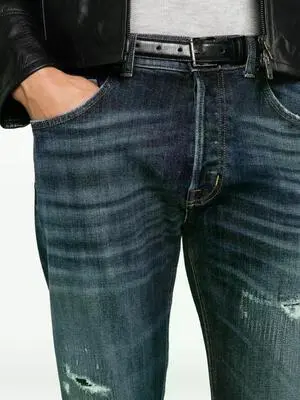 DONDUP Distressed Whiskered Jeans
