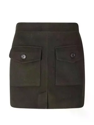 DEPARTMENT 5 Cassie Wool Mini Skirt - Brown