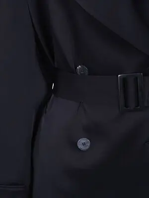 SEMICOUTURE Double-breasted Belted Trench Coat