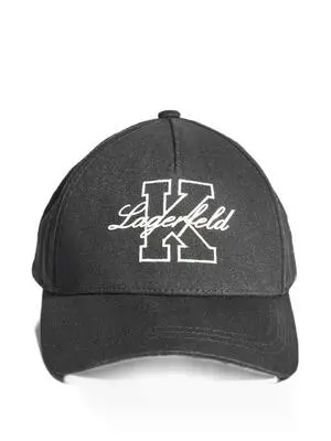 Karl Lagerfeld Karl Signature Baseball Cap - Black