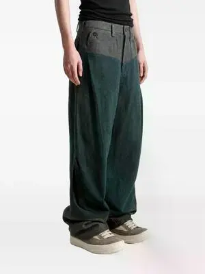 ZIGGY CHEN Articulated Knee Panelled Wide-leg Jeans