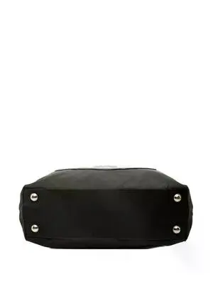 Prada 2010-2026 Tessuto Canapa Logo Satchel