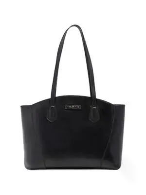 THE BRIDGE Magda Logo-patch Leather Shoulder Bag