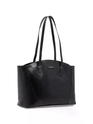 THE BRIDGE Magda Logo-patch Leather Shoulder Bag