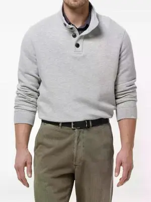Citizens Of Humanity Button-placket Fleece Sweatshirt