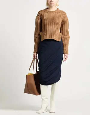 Balenciaga Striped Asymmetric Skirt