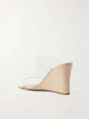 MARYAM NASSIR ZADEH Olympia 95 Pvc Wedge Sandals