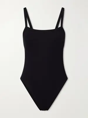 LIDO Trentanove Ribbed Swimsuit - Black