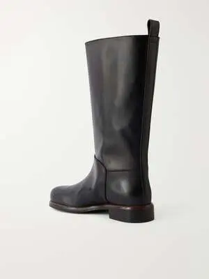 Proenza Schouler Esme Logo-embossed Leather Knee Boots