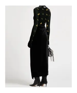 Balenciaga Velvet Skirt