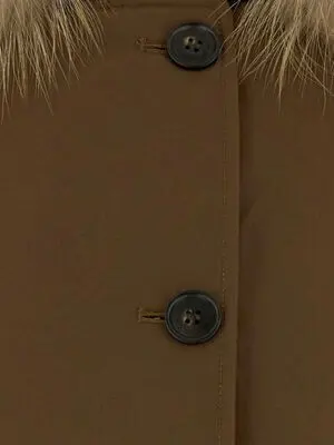 Woolrich Arctic Fur-trim Down Jacket