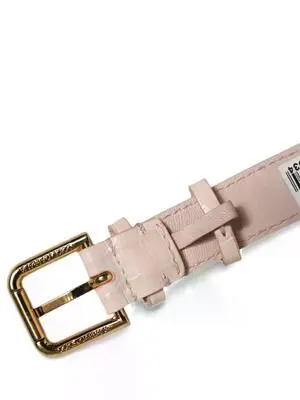 Dolce & Gabbana Crocodile-effect Leather Belt Bracelet