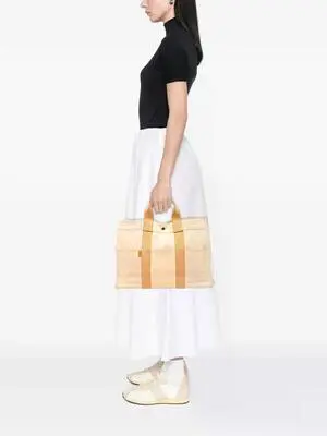 Hermès 1990-2000 Canvas Fourre Tout Mm Tote Bag