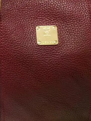 Mcm Studded Boston Tote Bag
